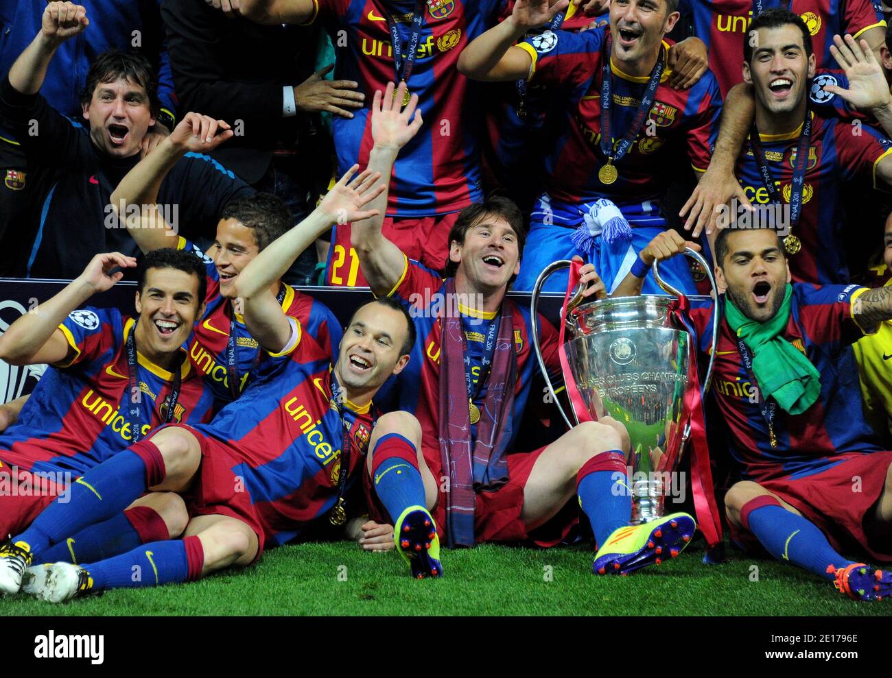 Lionel messi 2011 champions league hi-res stock photography and images ...