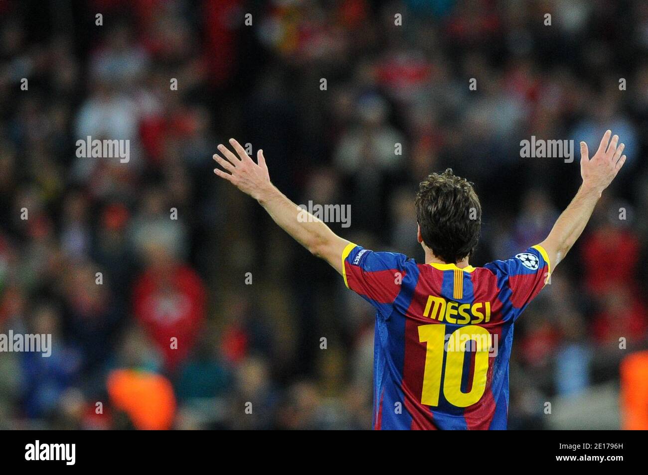 FC Barcelona's Lionel Messi during the Champion's League Final soccer ...