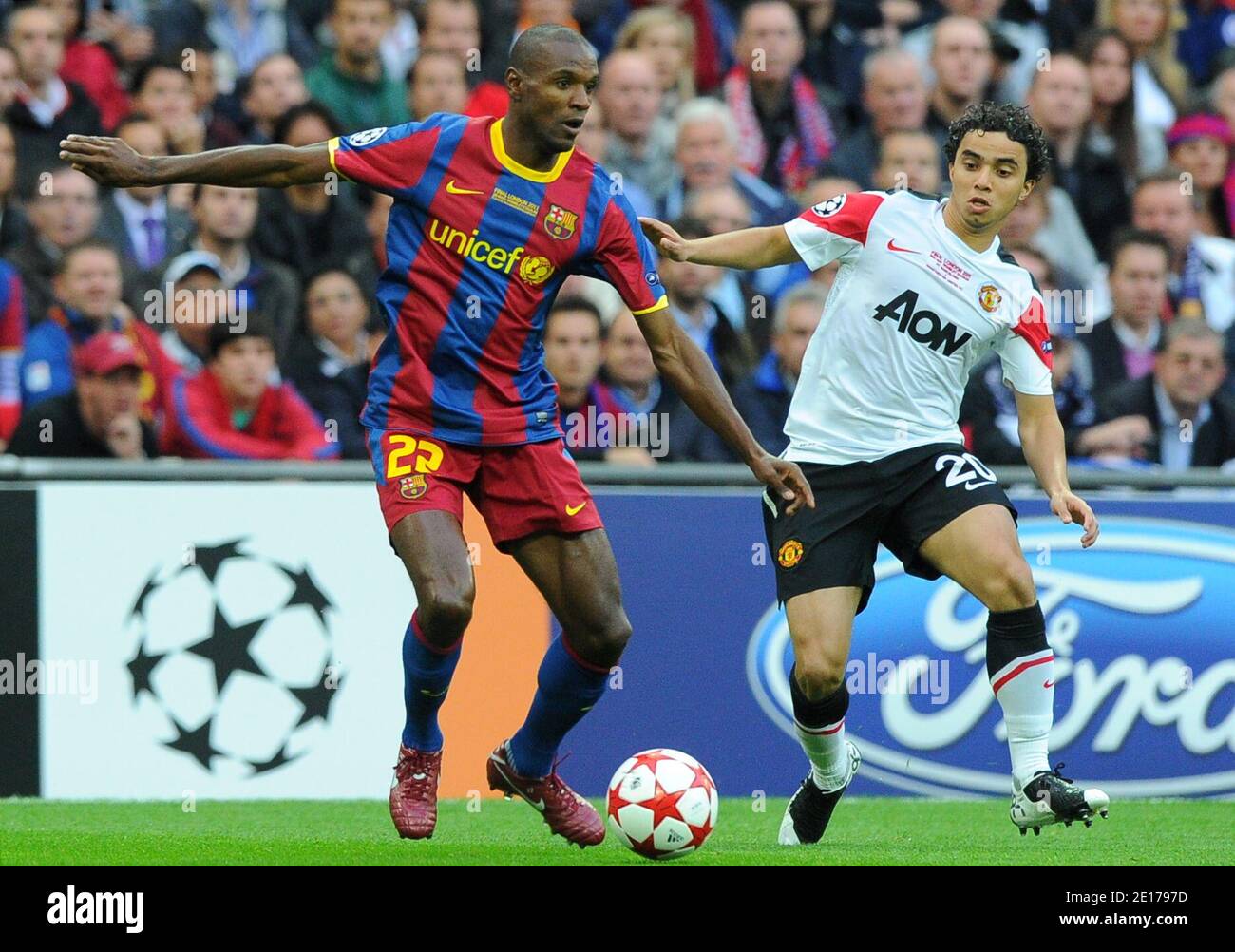 FC Barcelona's Eric Abidal during the Champion's League Final soccer ...