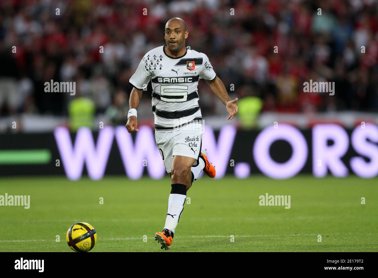 Rennes' Stephane Dalmat during the French First League soccer match ...