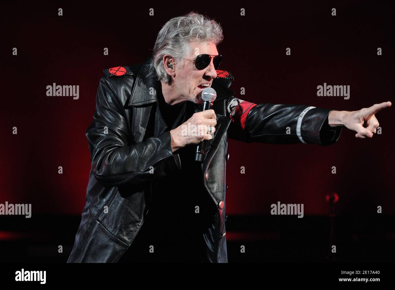 Roger Waters, founding member of the rock band Pink Floyd, performs the ...