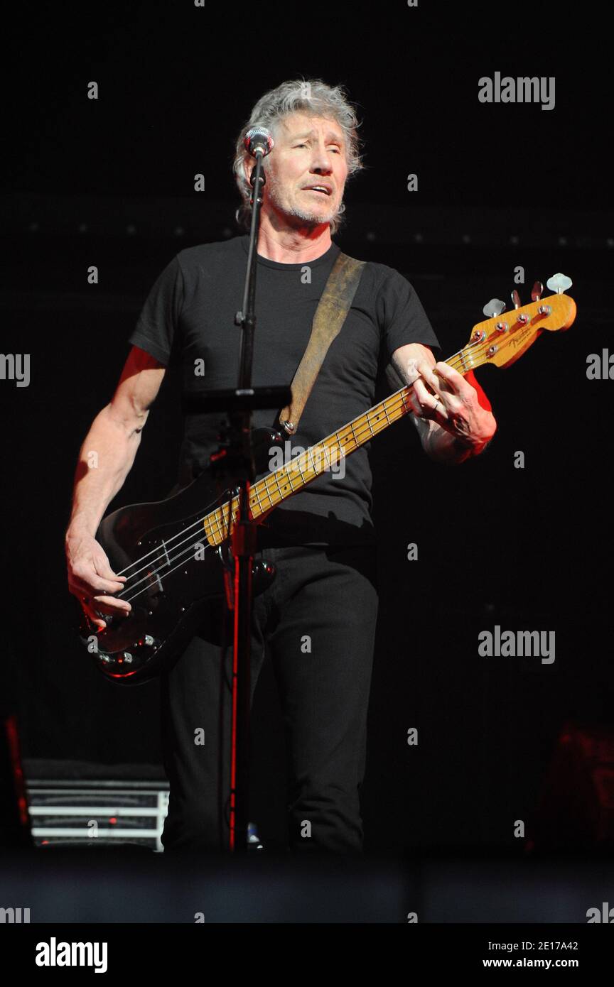 Roger Waters, founding member of the rock band Pink Floyd, performs the ...