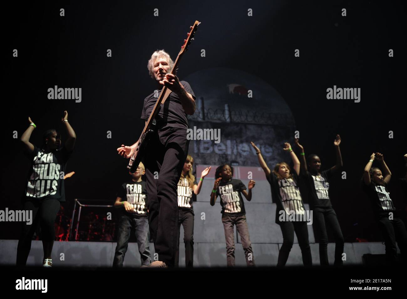 Roger Waters, founding member of the rock band Pink Floyd, performs the ...