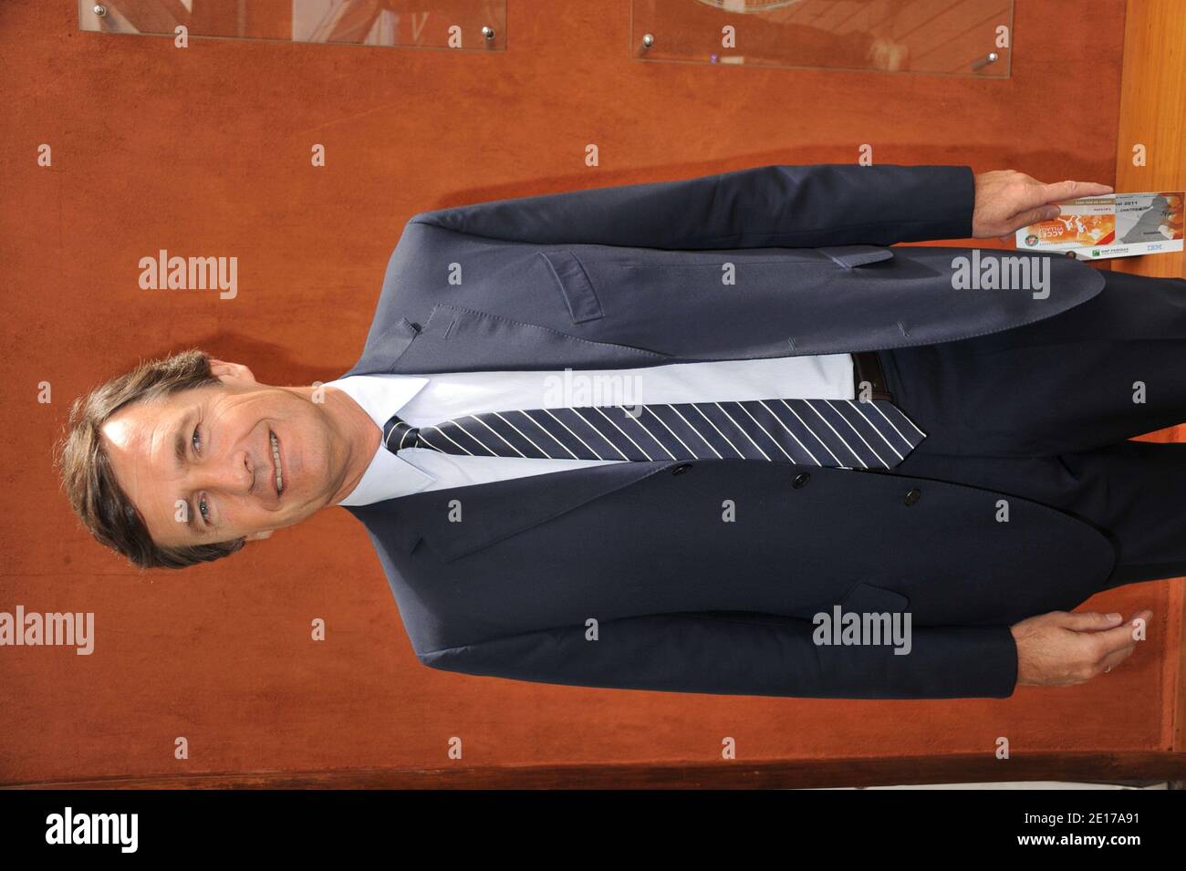 Nicolas Beytout attending the French Tennis Open 2011 at Roland Garros ...