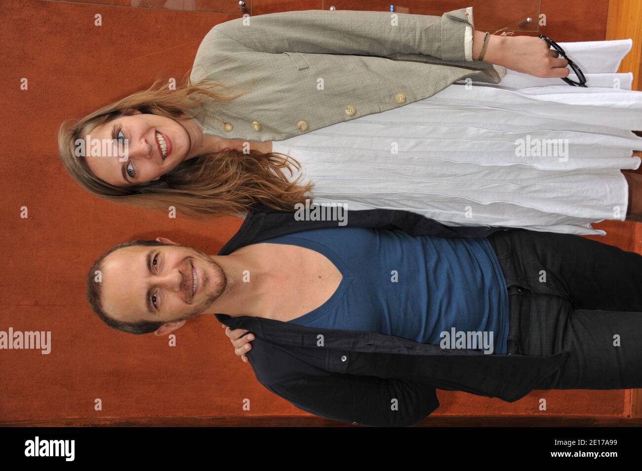 Calogero Maurici aka Calogero and his girfriend Marie Bastide attending ...