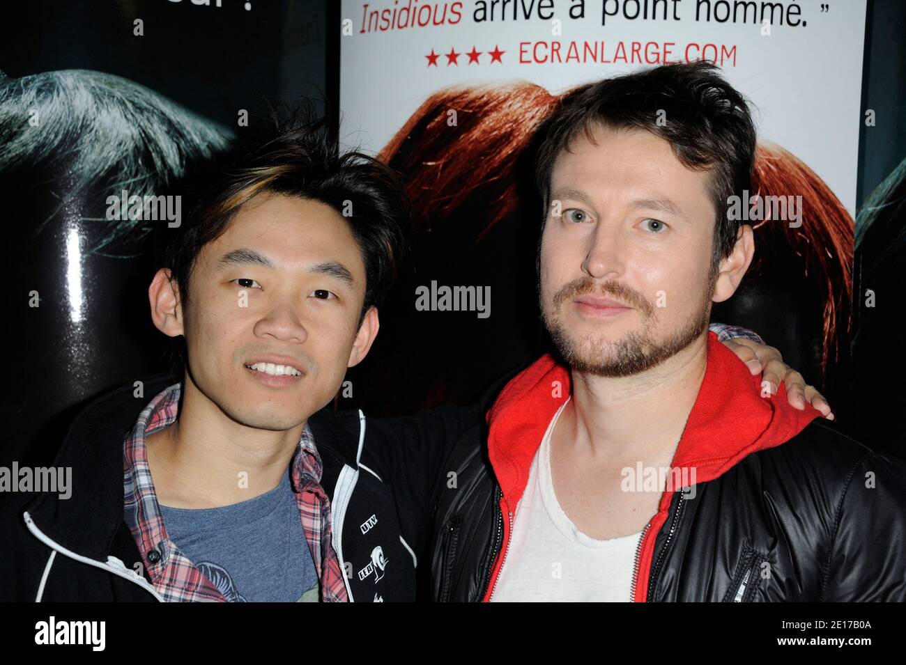 James Wan and Leigh Whannell attending the premiere of the movie ...