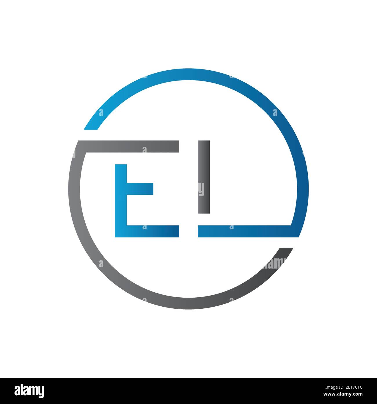 Initial EL Letter Logo Creative Typography Vector Template. Creative ... Initial EL Letter Logo Creative Typography Vector Template. Creative ...
