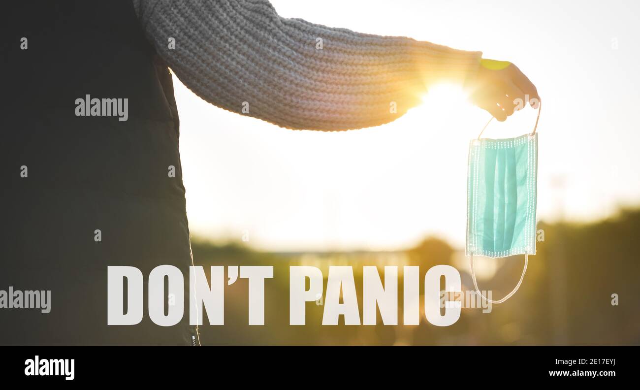 Don't panic face hi-res stock photography and images - Alamy