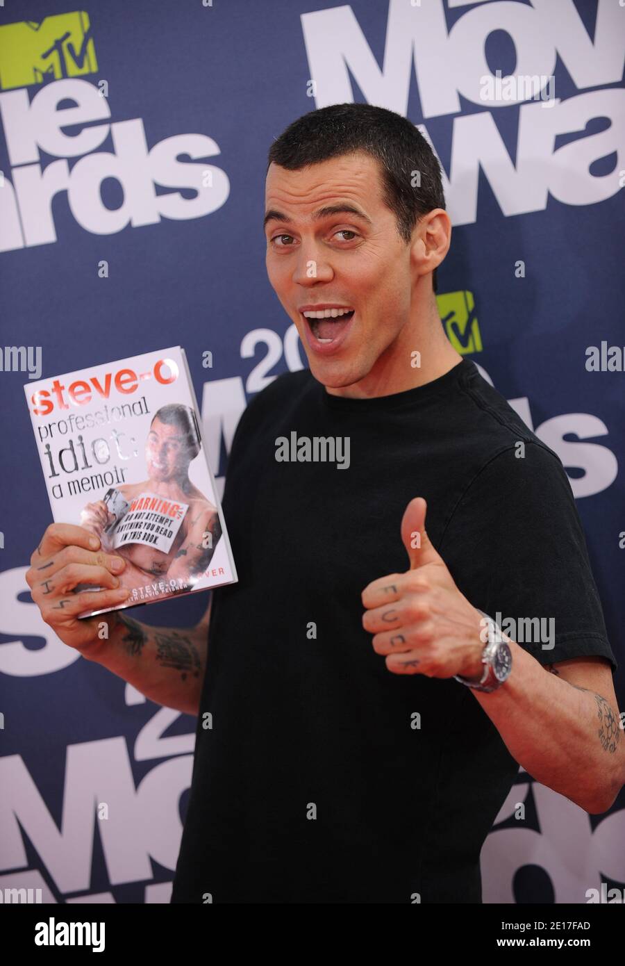 Steve-O attends the 2011 MTV Movie Awards at the Gibson Theatre in Los ...