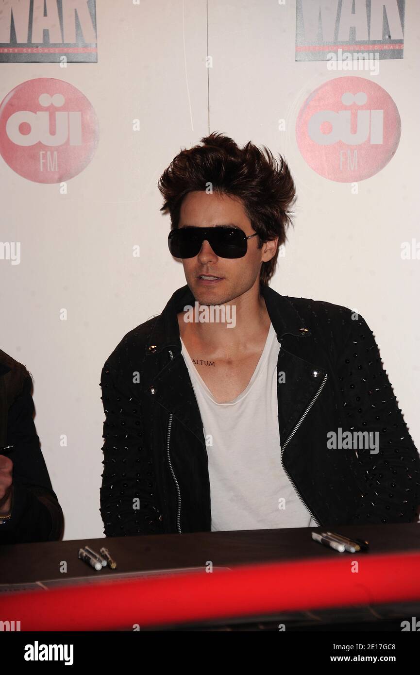 NO TABLOIDS. Singer Jared Leto and his band 30 Seconds To Mars ...