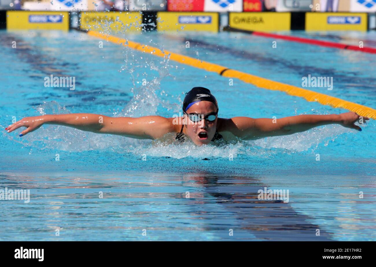 French Swimmer Lara Grangeon during the XXIV International Meeting ...