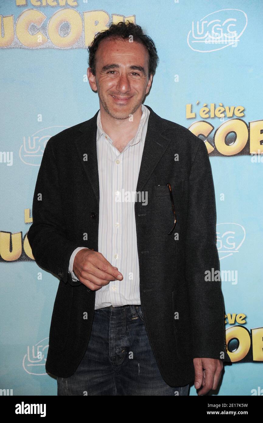 Elie Seimoun attending the premiere of L'Eleve Ducobu at the Grand Rex ...