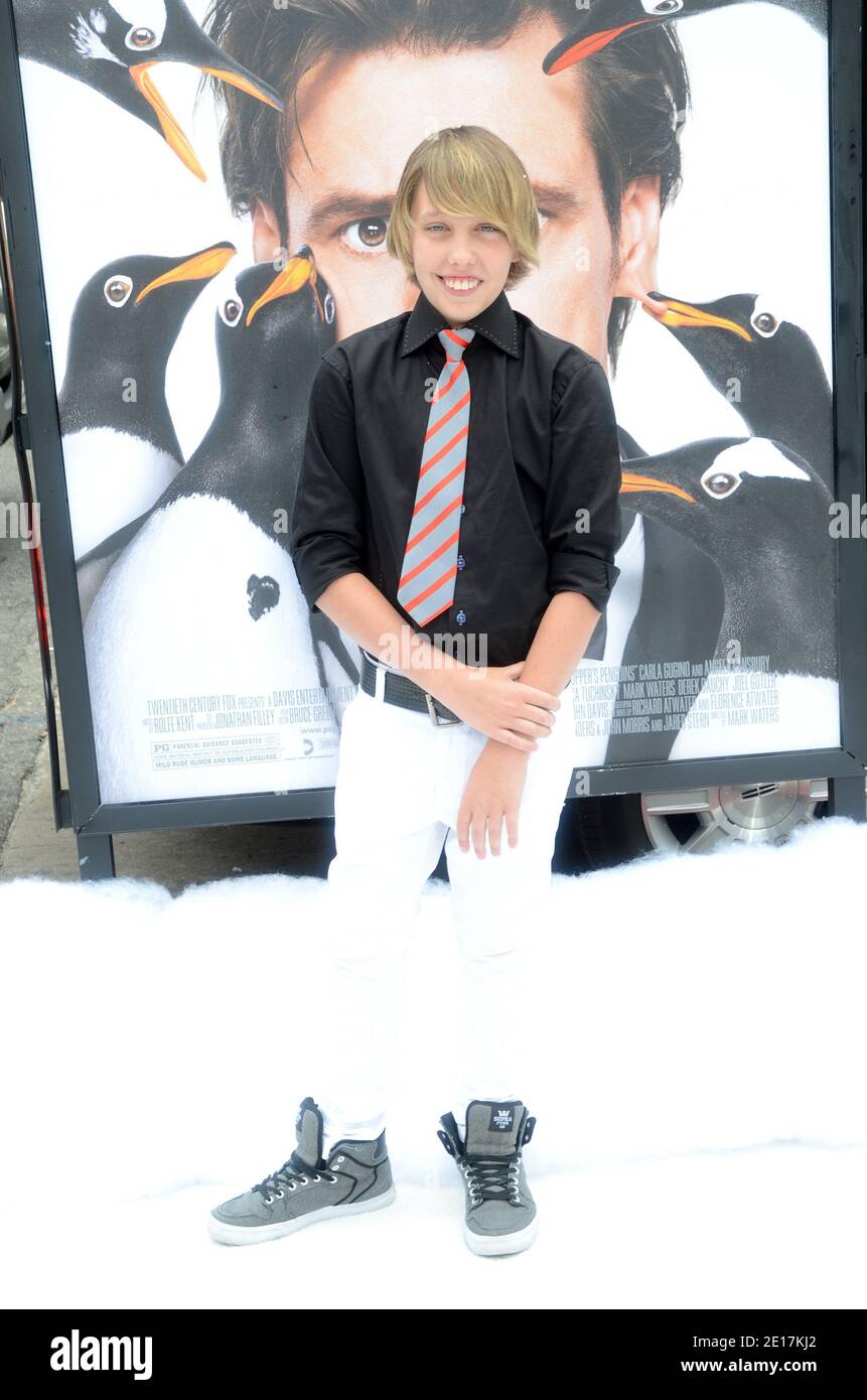 Ryan Lee arriving for the premiere of 20th Century Fox's "Mr. Popper's ...