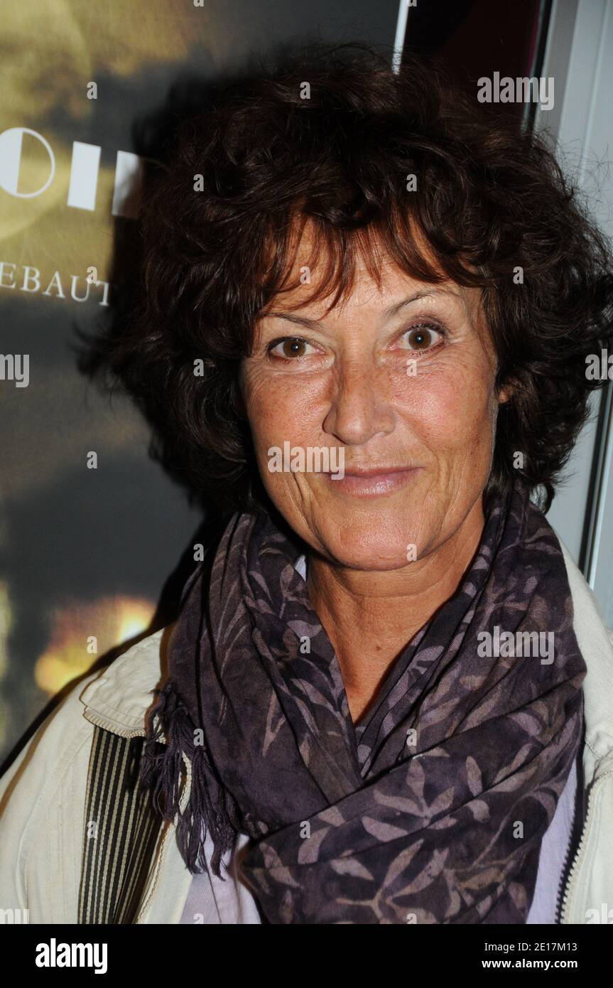 EXCLUSIVE. Chrystelle Labaude arriving for the premiere of short movie ...