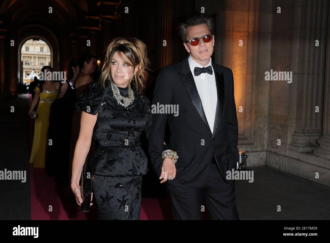 Gela Taylor and John Taylor attending the 'Liaisons Au Louvre' Charity ...