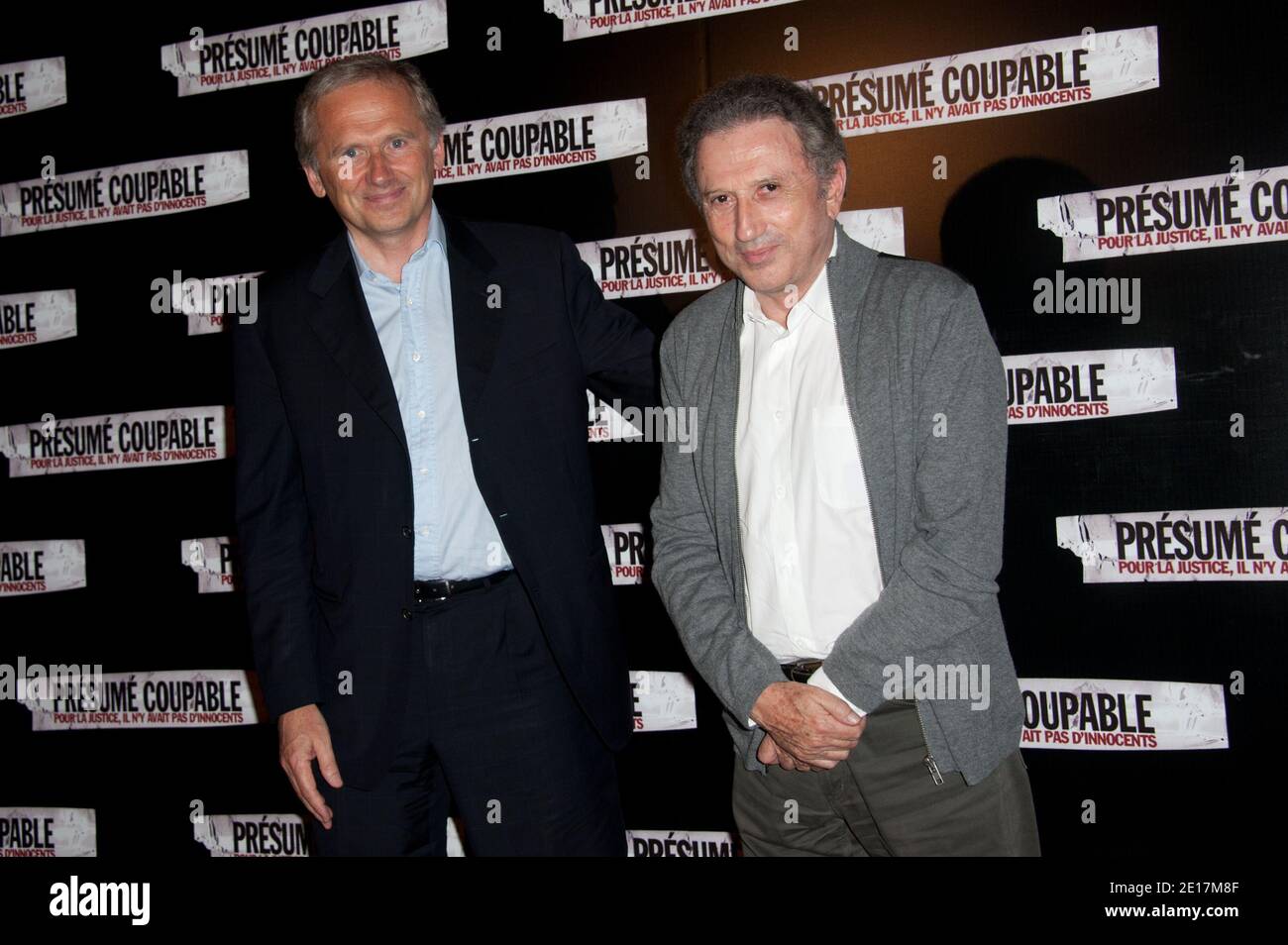 Michel Drucker attending the Premiere of the movie 'Presume coupable ...