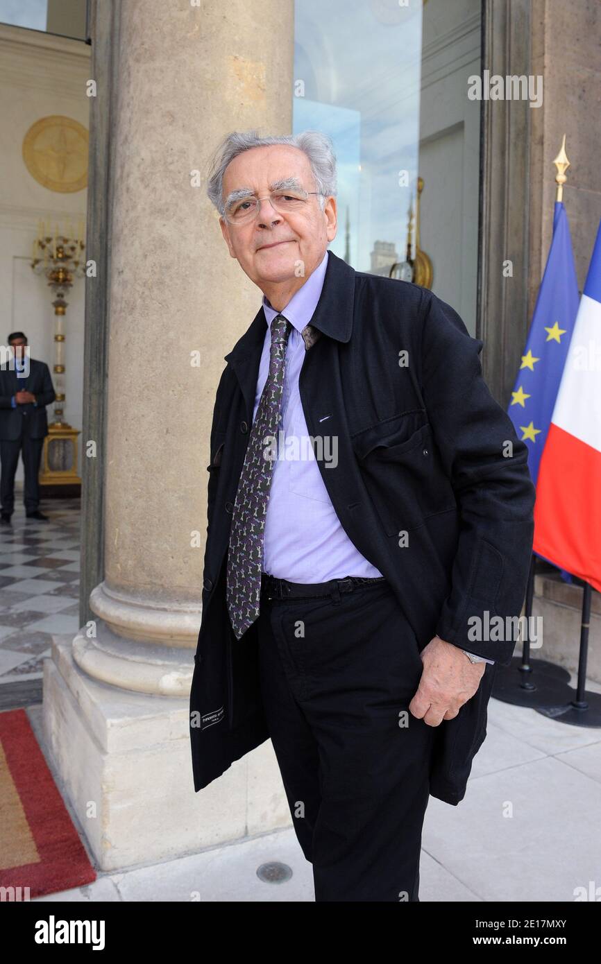 Bernard Pivot attends a ceremony at the Elysee Palace as French ...