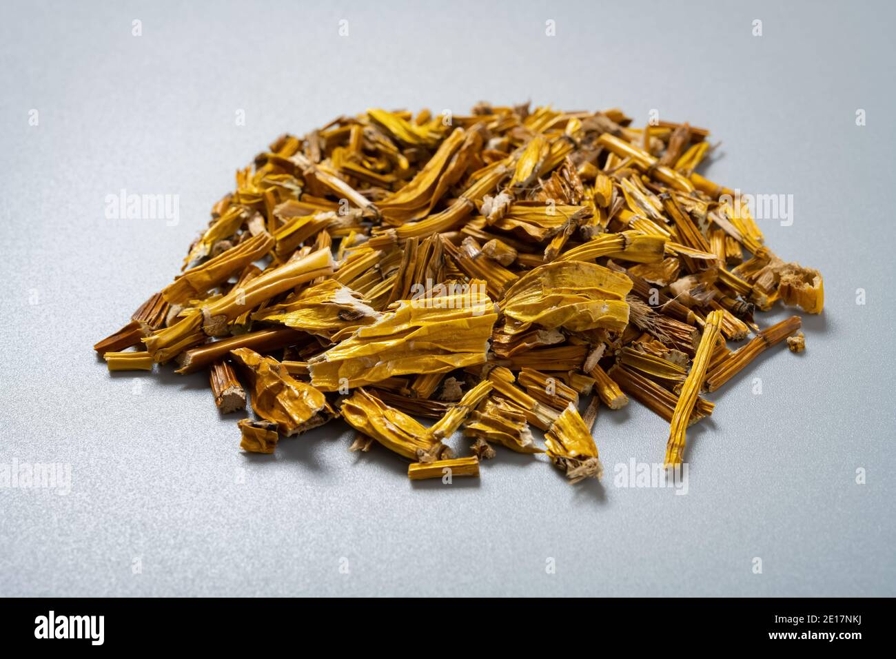 side view ShiHu or Dendrobii Caulis or Noble Dendrobium Stem Herb Stock ...