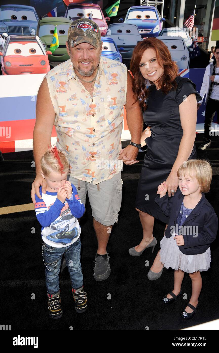 Daniel Lawrence Whitney aka Larry the Cable Guy and his family attend ... Daniel Lawrence Whitney aka Larry the Cable Guy and his family attend ...