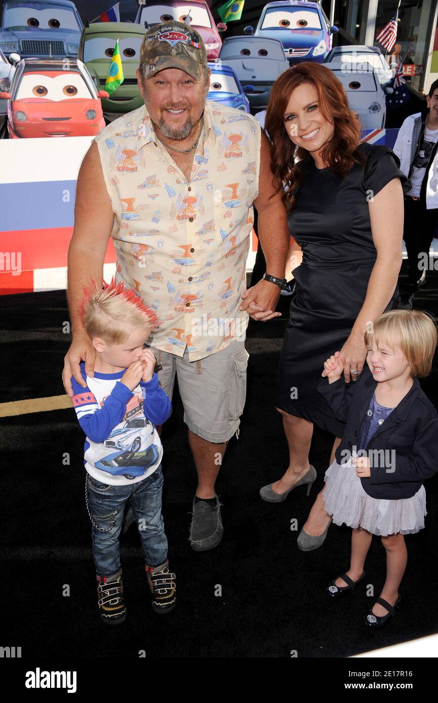 Daniel Lawrence Whitney aka Larry the Cable Guy and his family attend ... Daniel Lawrence Whitney aka Larry the Cable Guy and his family attend ...