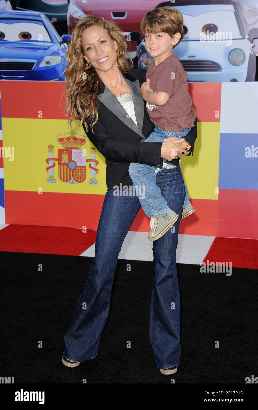 Sheryl Crow and her son Wyatt Steven Crow attend the Pixars Studios ...