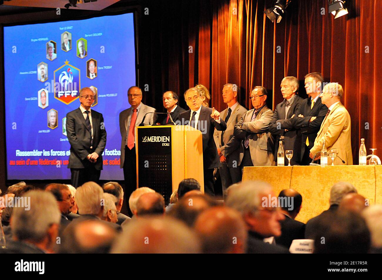 New FFF President Noel Le Graet at the FFF (French Federation Football ...