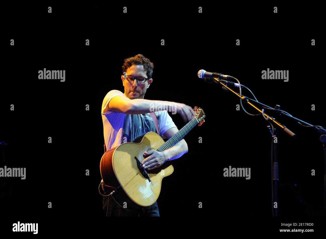 Singer-songwriter of Israeli-Romanian descent, Yoav performs during a ...