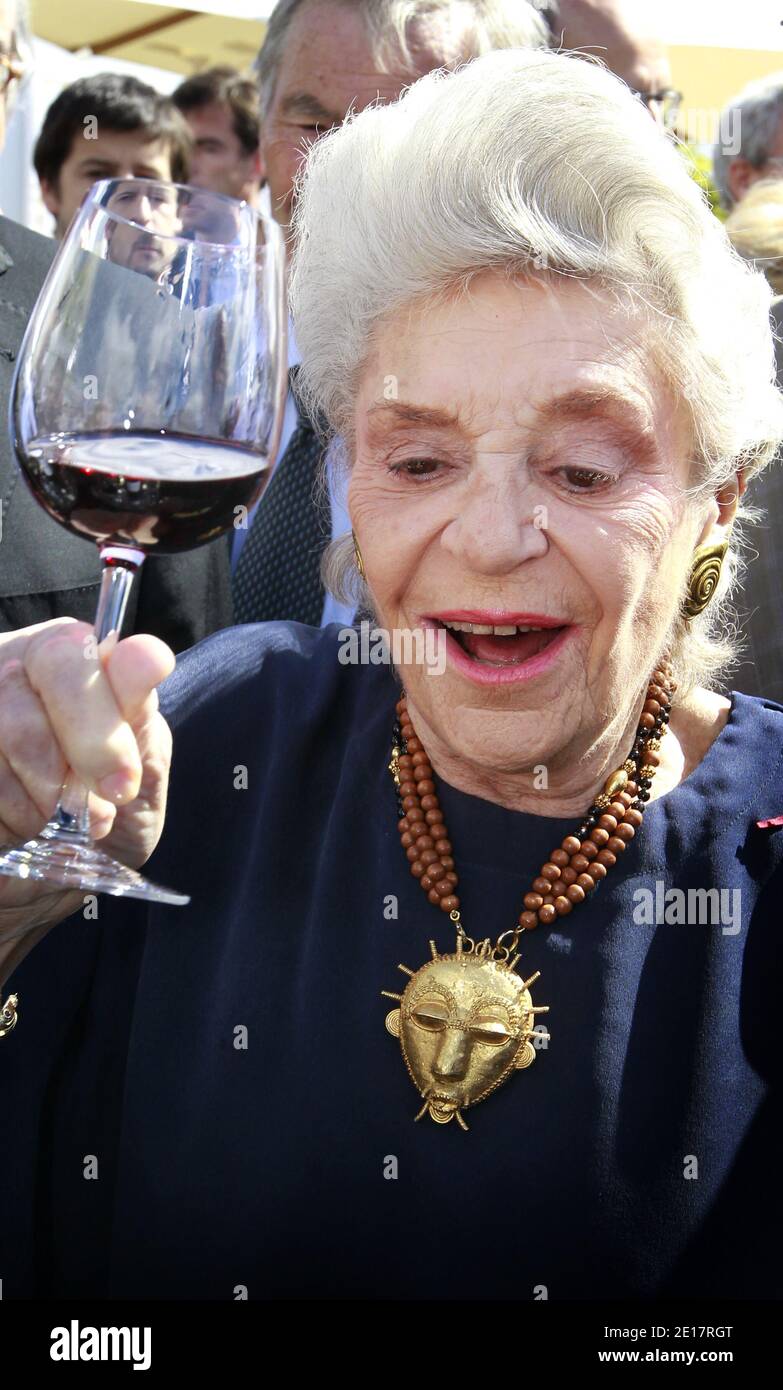 Baroness Philippine de Rothschild, the owner of the French winery ...