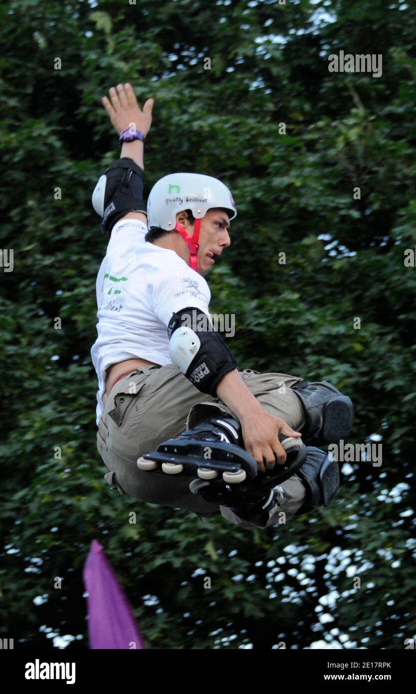 Taig Khris during a training session at INSEP center in Paris, France ...