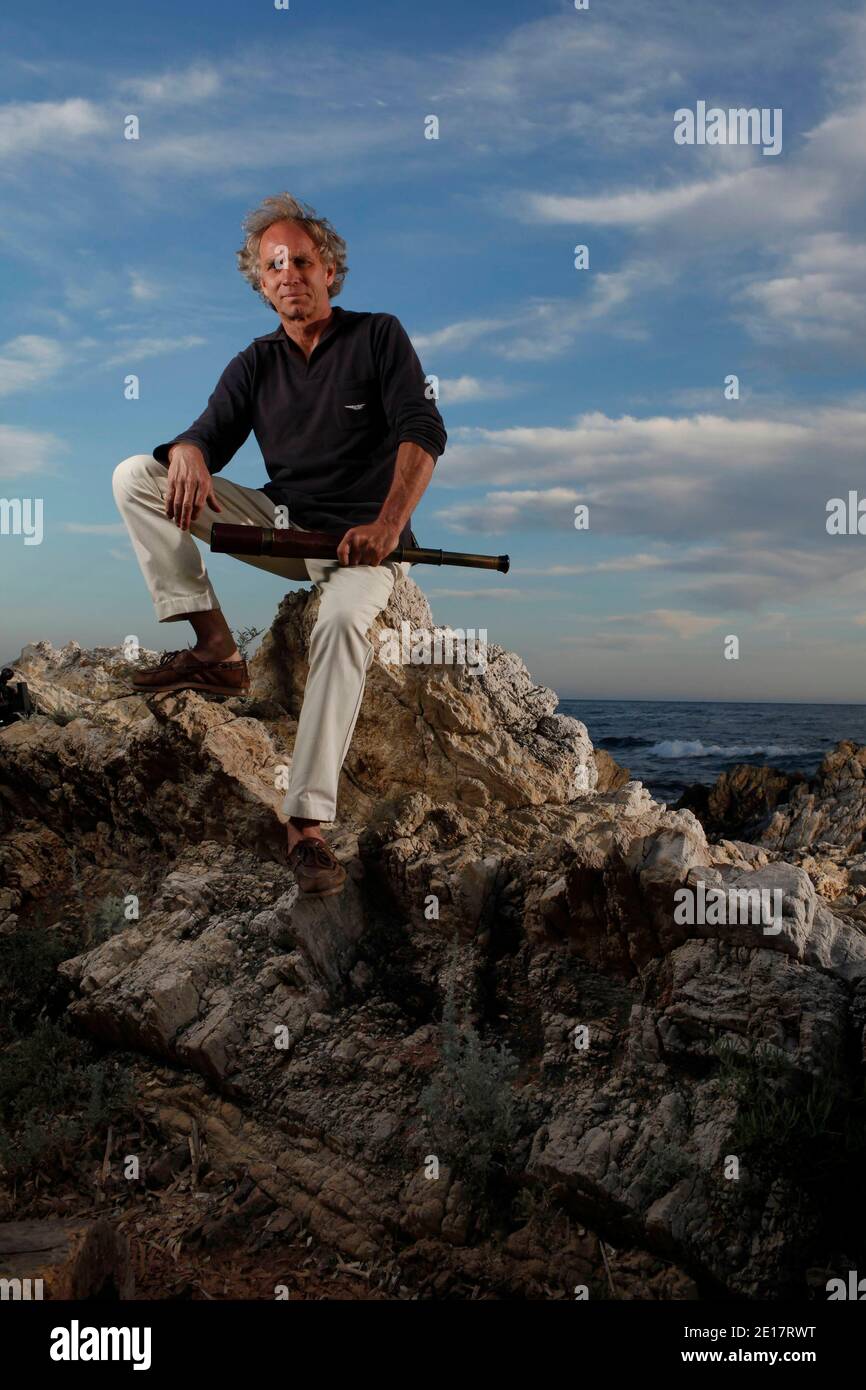 EXCLUSIVE. French skipper Philippe Monnet poses on Lerins Island in ...