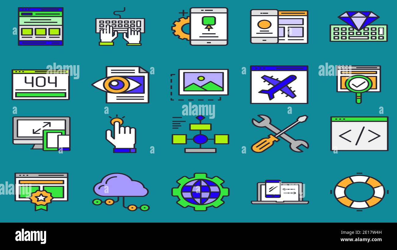 Happy young businessmen working Stock Vector Images - Alamy