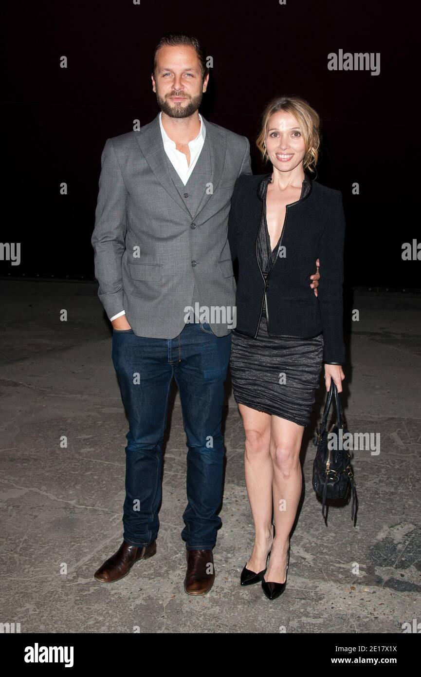 Anne Marivin and her boyfriend Joachim Roncin attending a cocktail ...