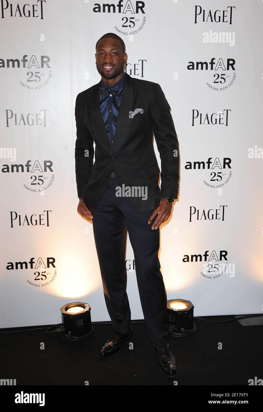 Dwayne Wade attending the amfAR Inspiration Gala at Pavillon Gabriel in ...