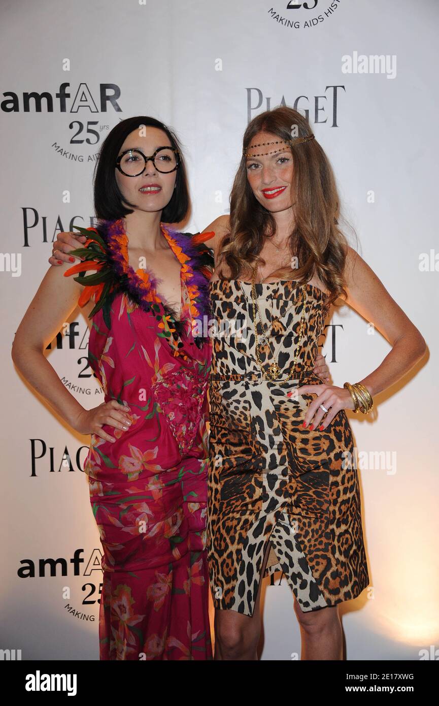 Brigitte attending the amfAR Inspiration Gala at Pavillon Gabriel in ...