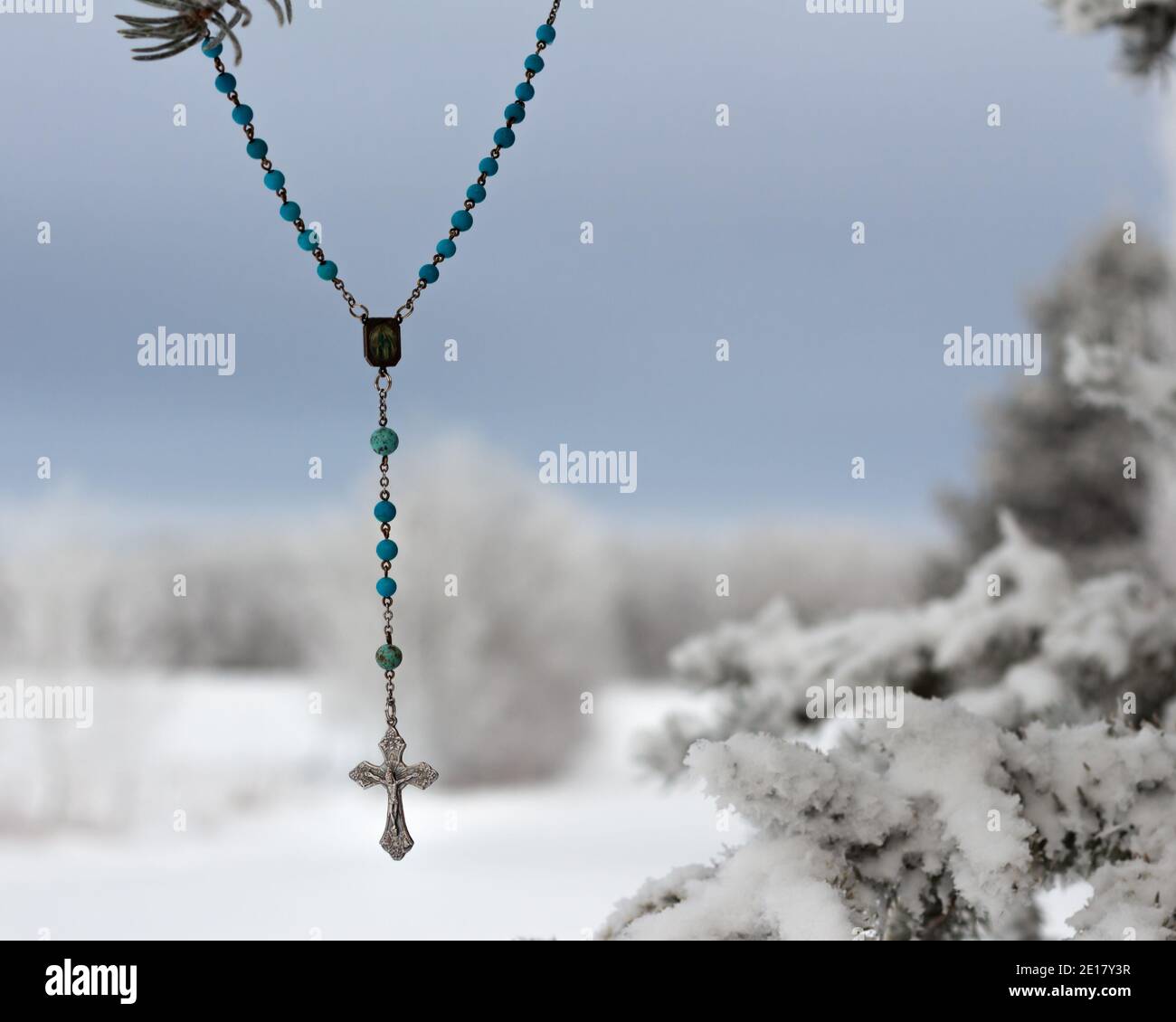 Blue rosary hi-res stock photography and images - Alamy