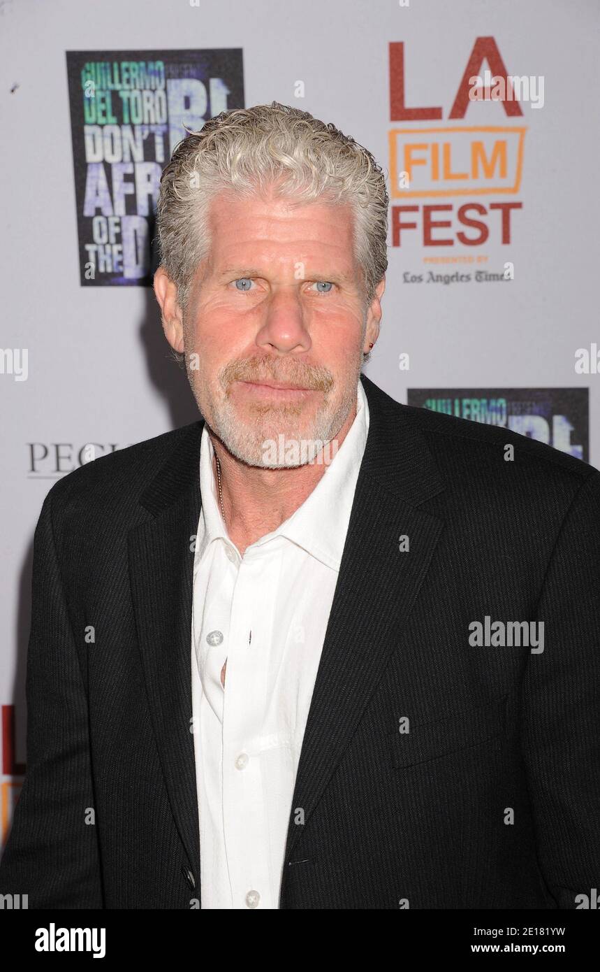 Ron Pearlman arrives at the "Don't Be Afraid of the Dark" screening at ...
