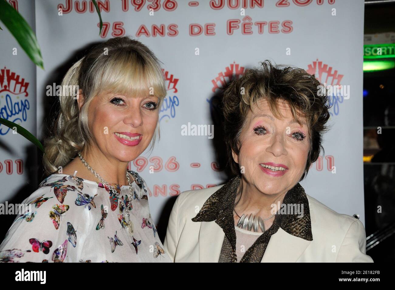 Marthe Mercadier attending the party to celebrate the 75th anniversary ...
