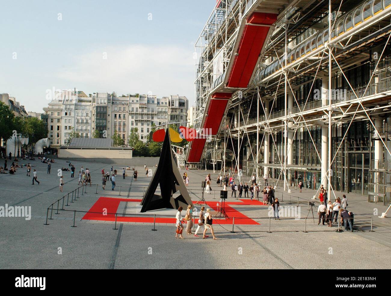 US artist Alexander Calder's 1974 mobil 'Horizontal' is displayed on ...