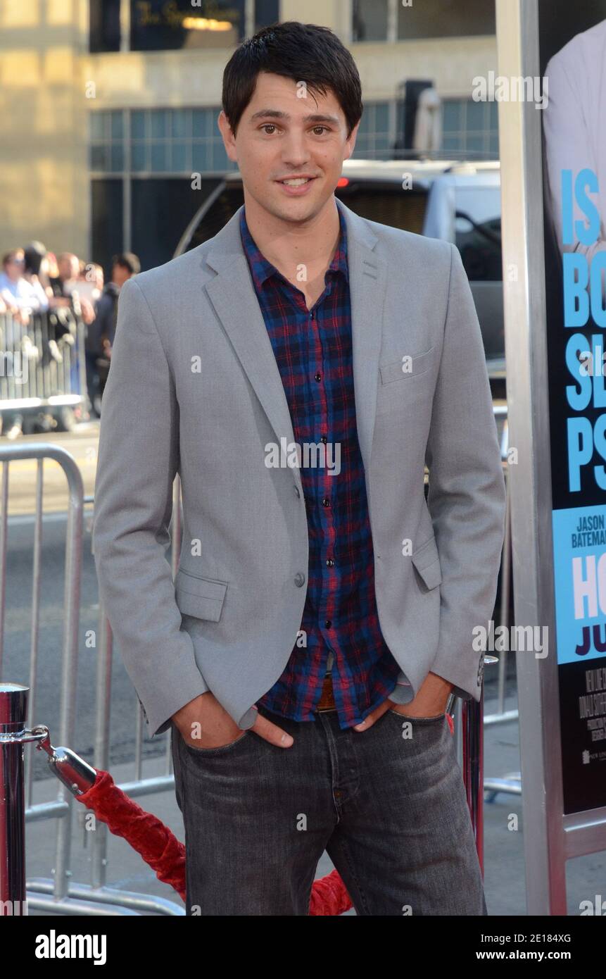 Nicholas D'Agosto attending the premiere of 'Horrible Bosses' s at ...