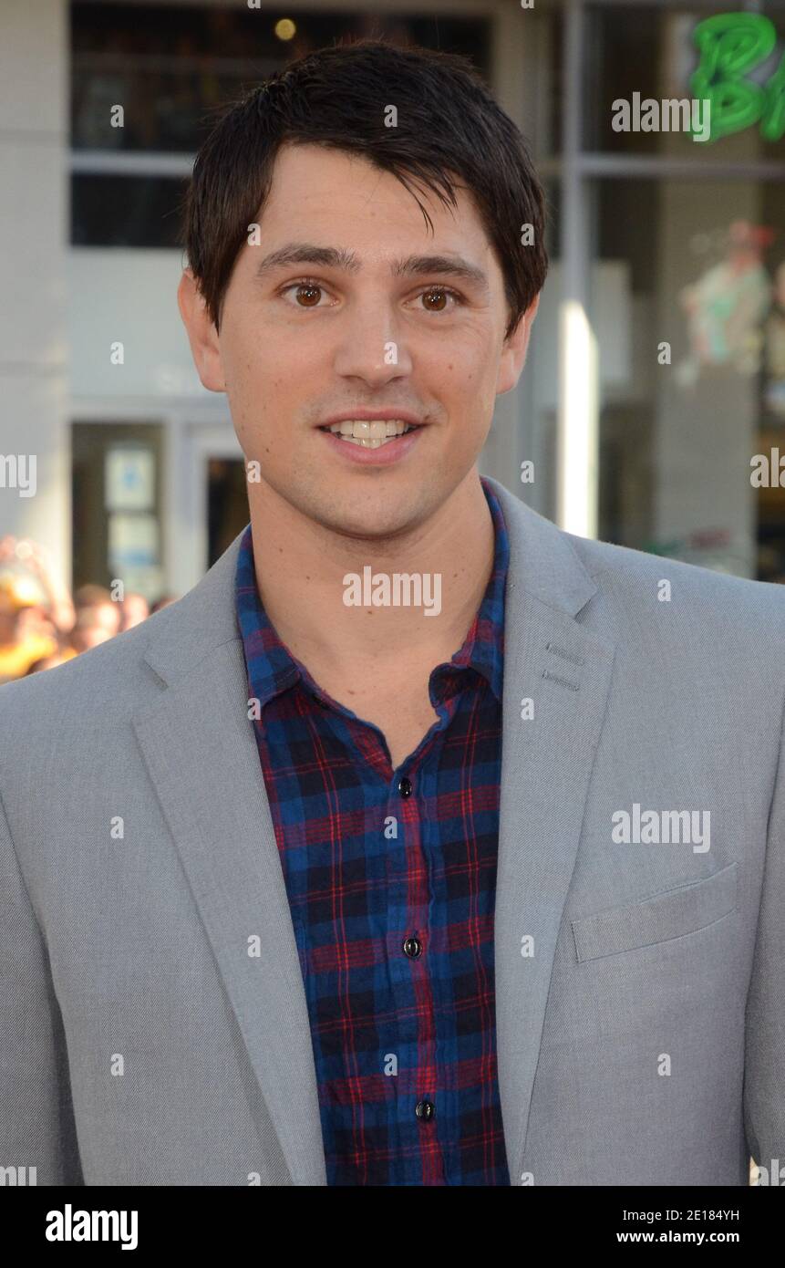 Nicholas D'Agosto attending the premiere of 'Horrible Bosses' s at ...