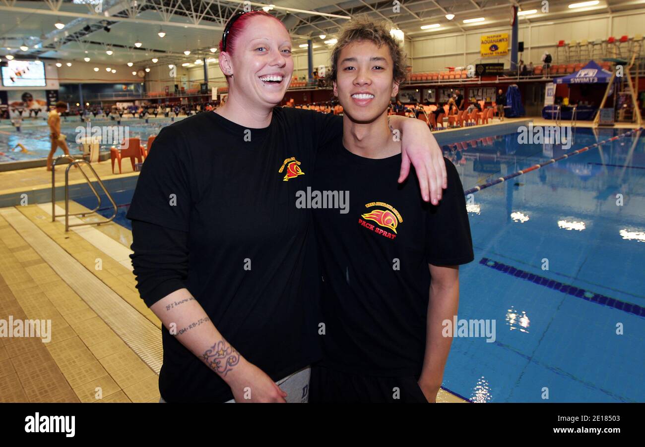 Pictured are couple Rhi Jeffrey (24) and Justin Wright (17) at West ...