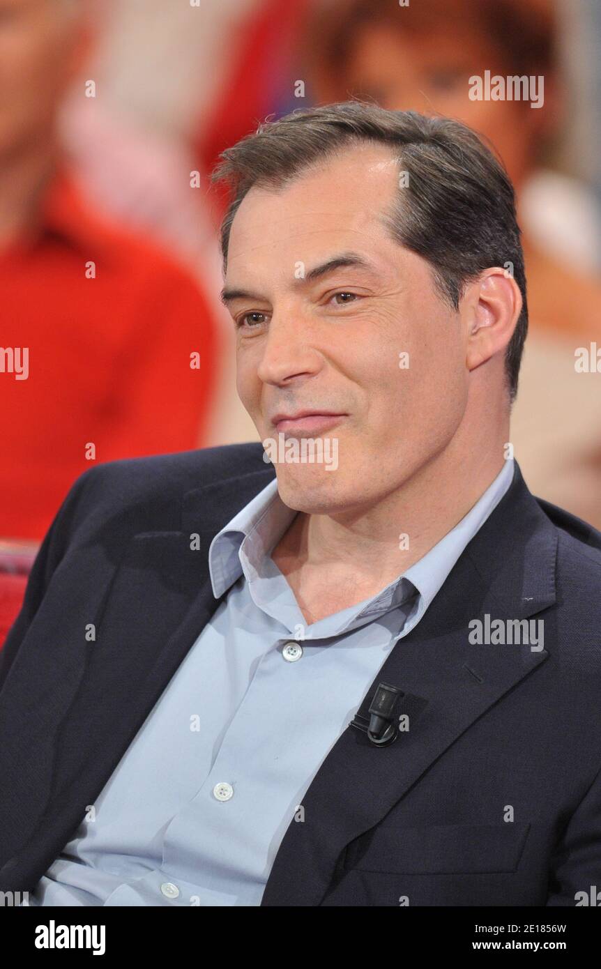 Samuel Labarthe at the taping of Vivement Dimanche on May 11, 2011 in ...