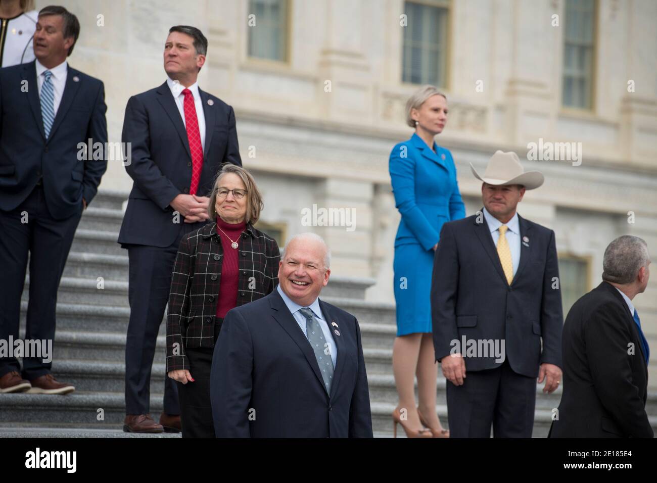 Freshmen GOP members of Congress gather and pose for a group photograph ...