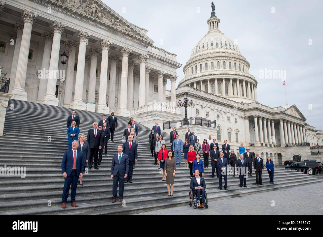 Freshmen GOP members of Congress pose for a group photograph on the ...