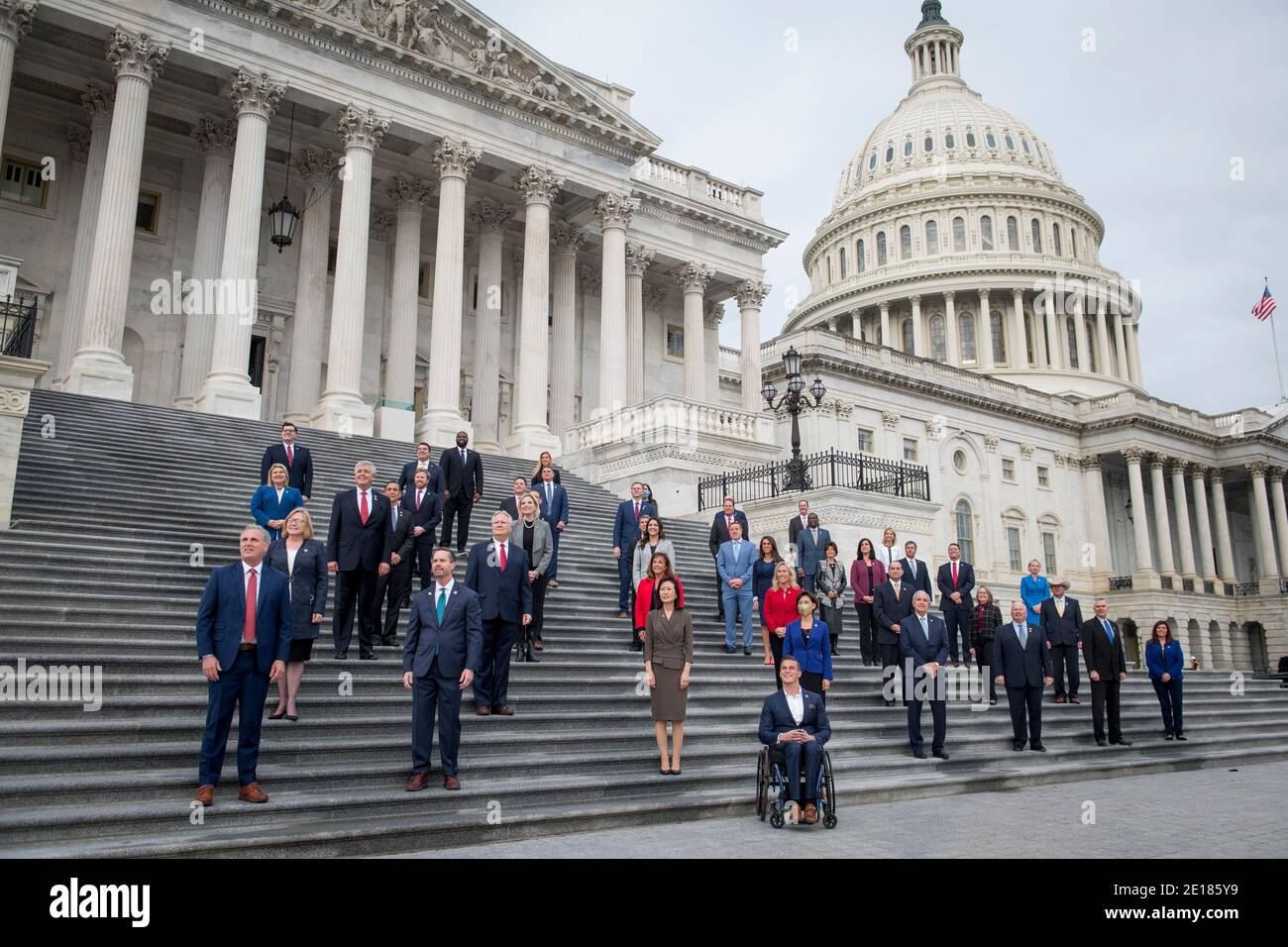 Freshmen GOP members of Congress pose for a group photograph on the ...