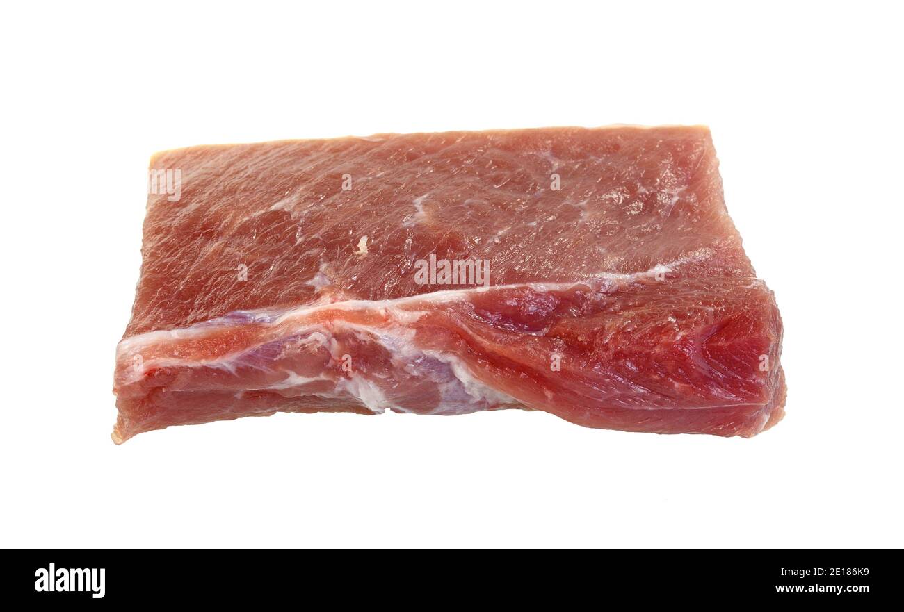 Raw beef meat isolated on white Stock Photo - Alamy