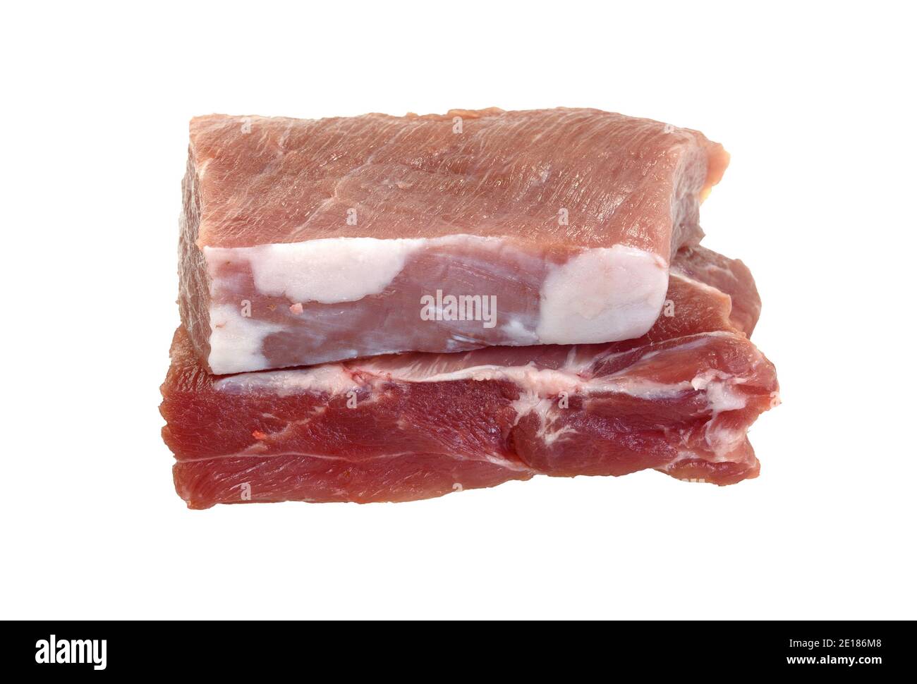 Raw beef meat isolated on white Stock Photo - Alamy