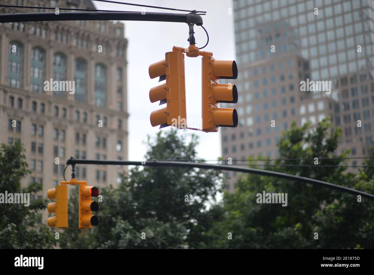 Traffic light on city street close up Stock Photo - Alamy