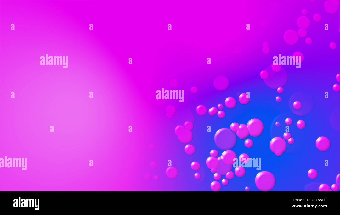 Abstract multicolored background with round bubbles. Computer generated ...