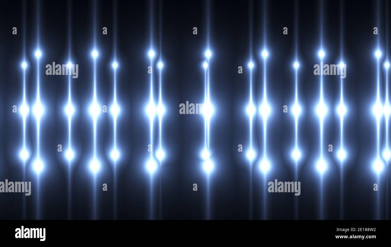 Computer generated bright flood lights background with round particles ...